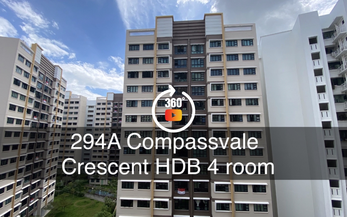 294A Compassvale Crescent HDB 4room virtual tour | Klapty