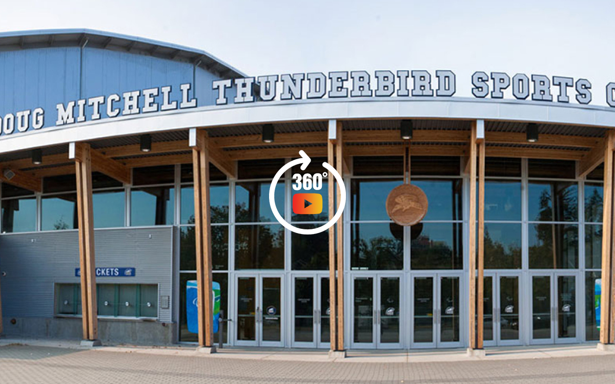Doug Mitchell Thunderbird Sports Centre virtual tour | Klapty
