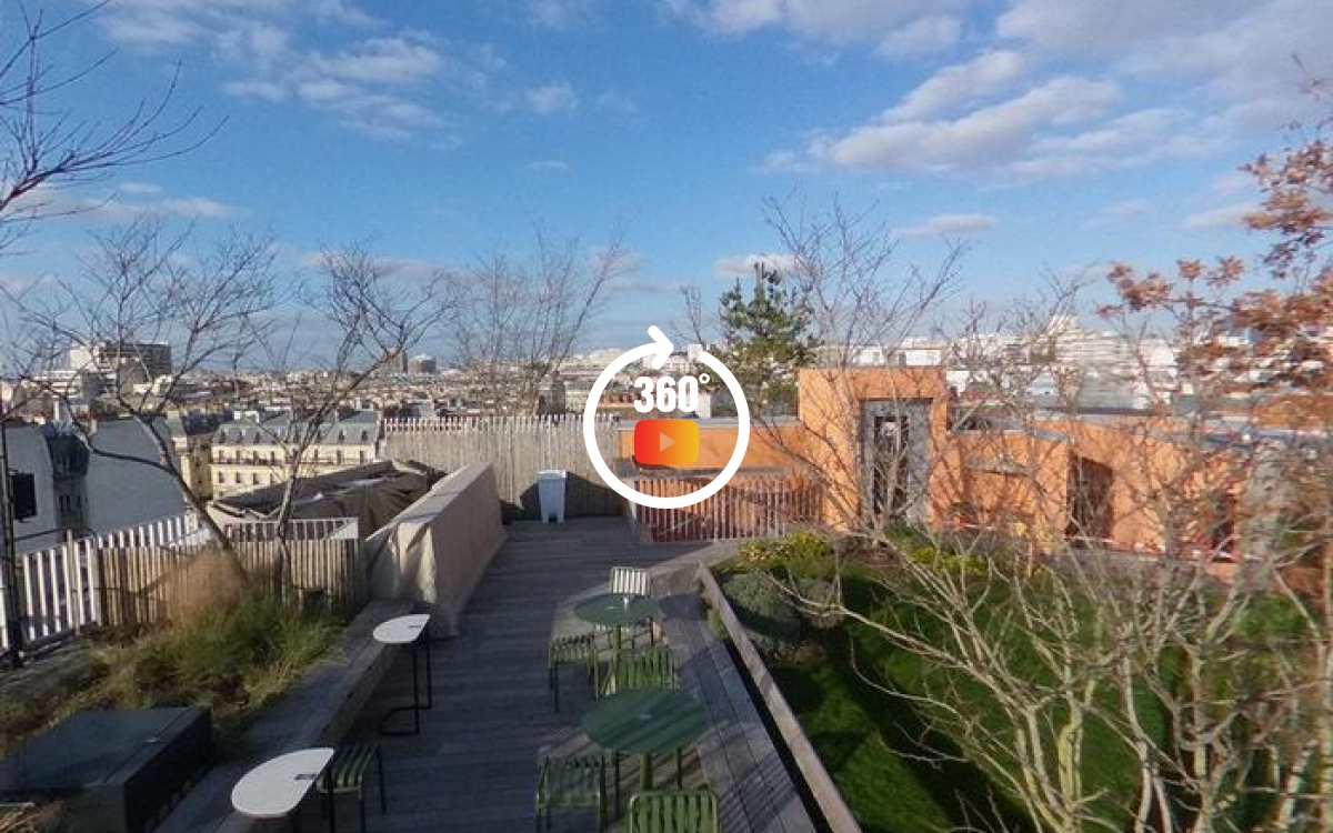 Mk2 Paradiso terrasse visite virtuelle | Klapty