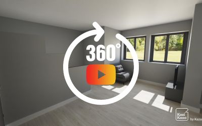 Studio de 27 m2 refait à neuf visite virtuelle | Klapty